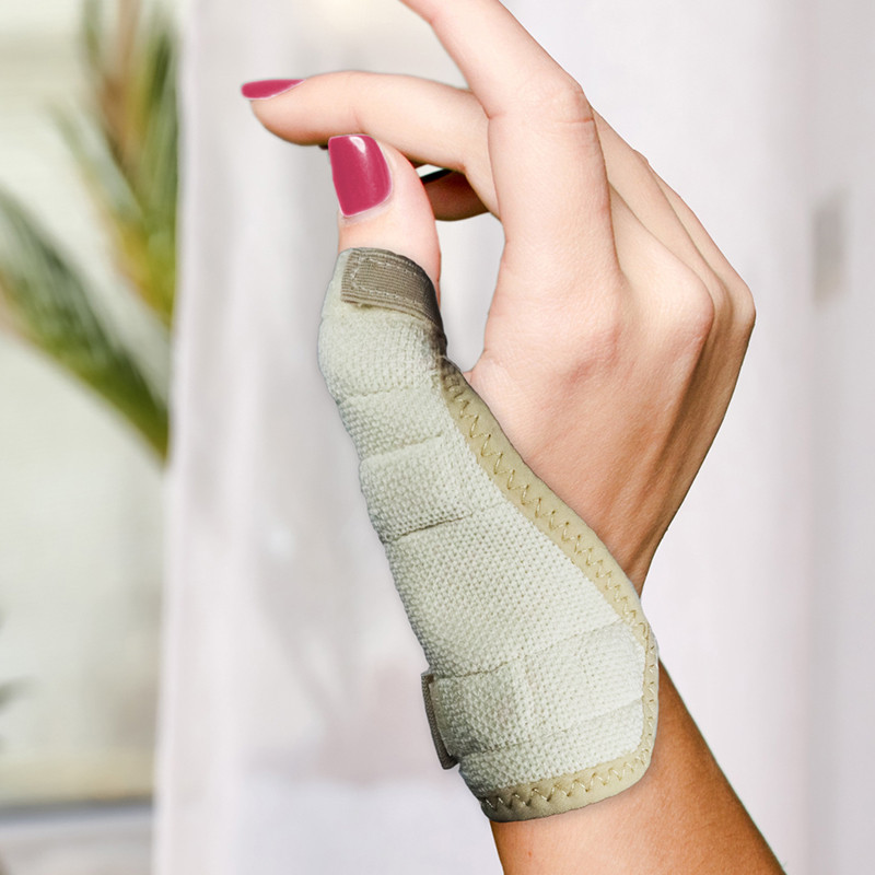 Magnetic finger pad organic cotton for targeted pain relief