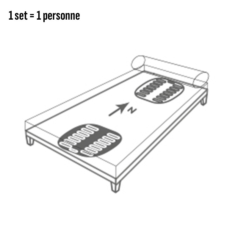 Actipol magnetic sleep set for under the mattress - Auris