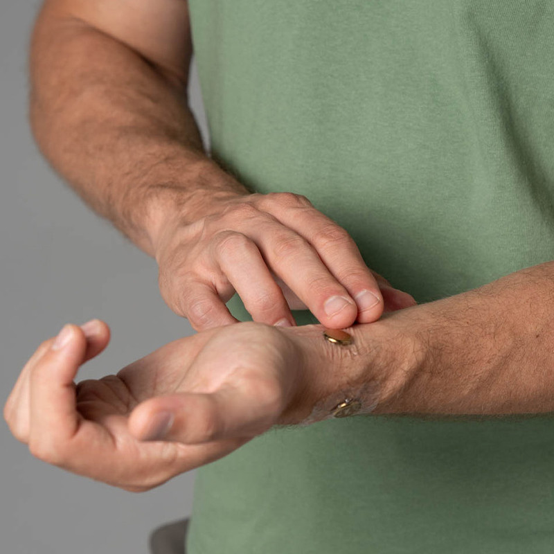 15mm diameter therapeutic magnets - Arm, leg and trapezius pain