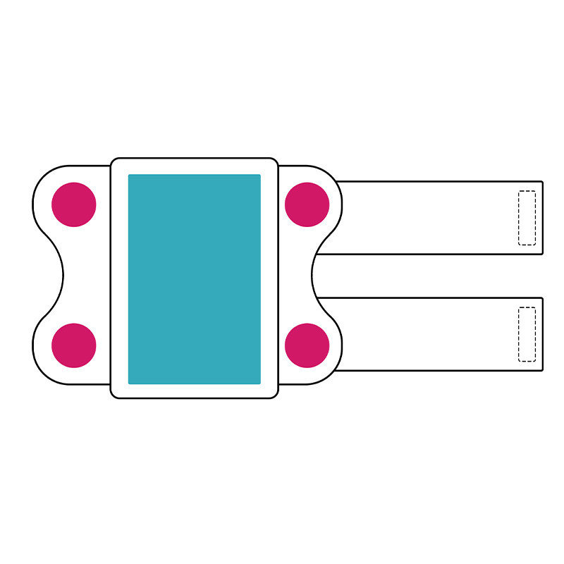 Magnetic bandage with gel pockets